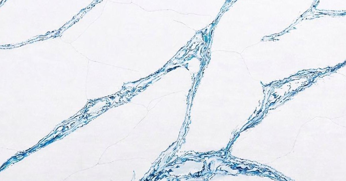 MT Azurite SJ Quartz | Exotic Mineral-Inspired Quartz Slab